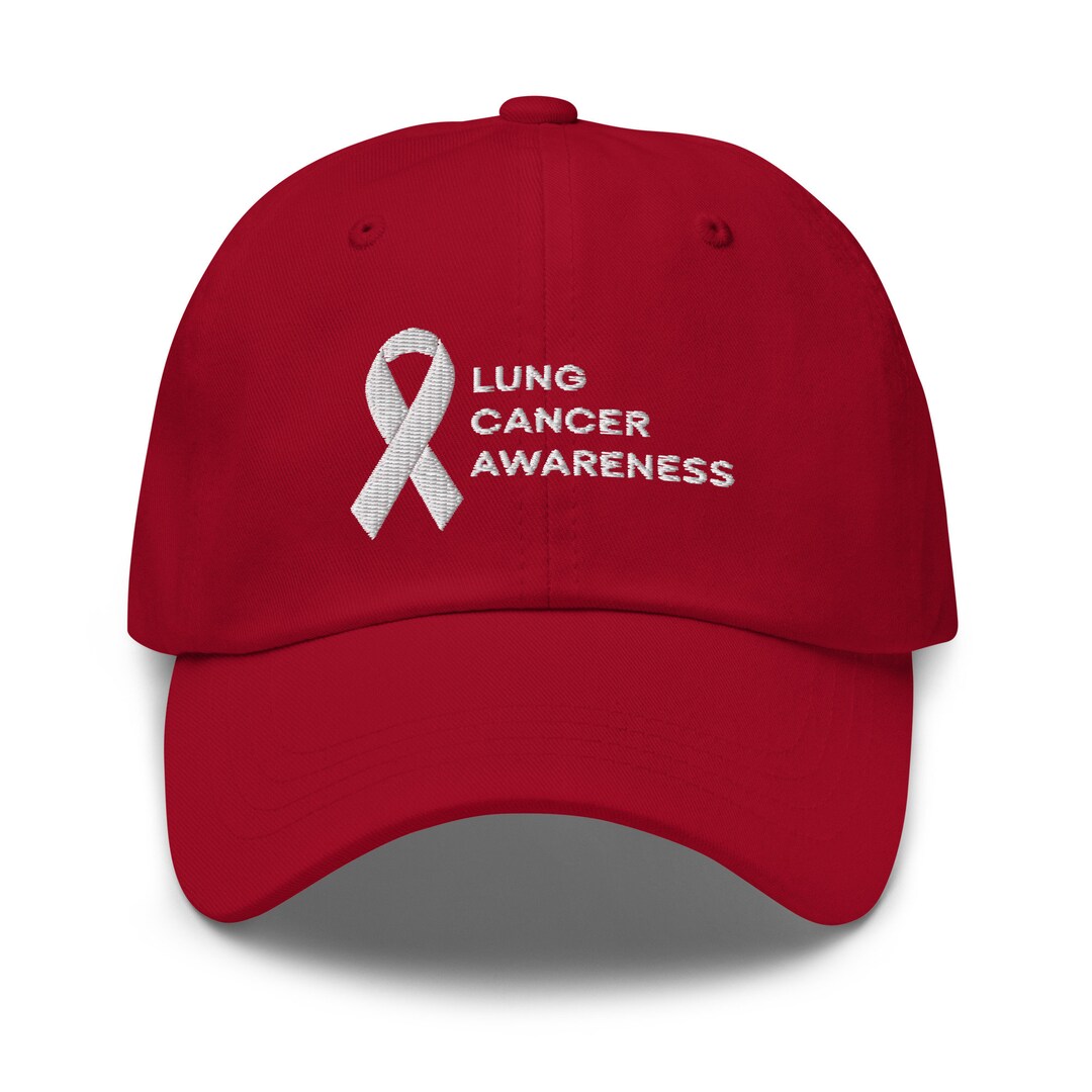 Lung Cancer Dad Hat Lung Cancer Awareness Dad Cap Lung Cancer Awareness ...