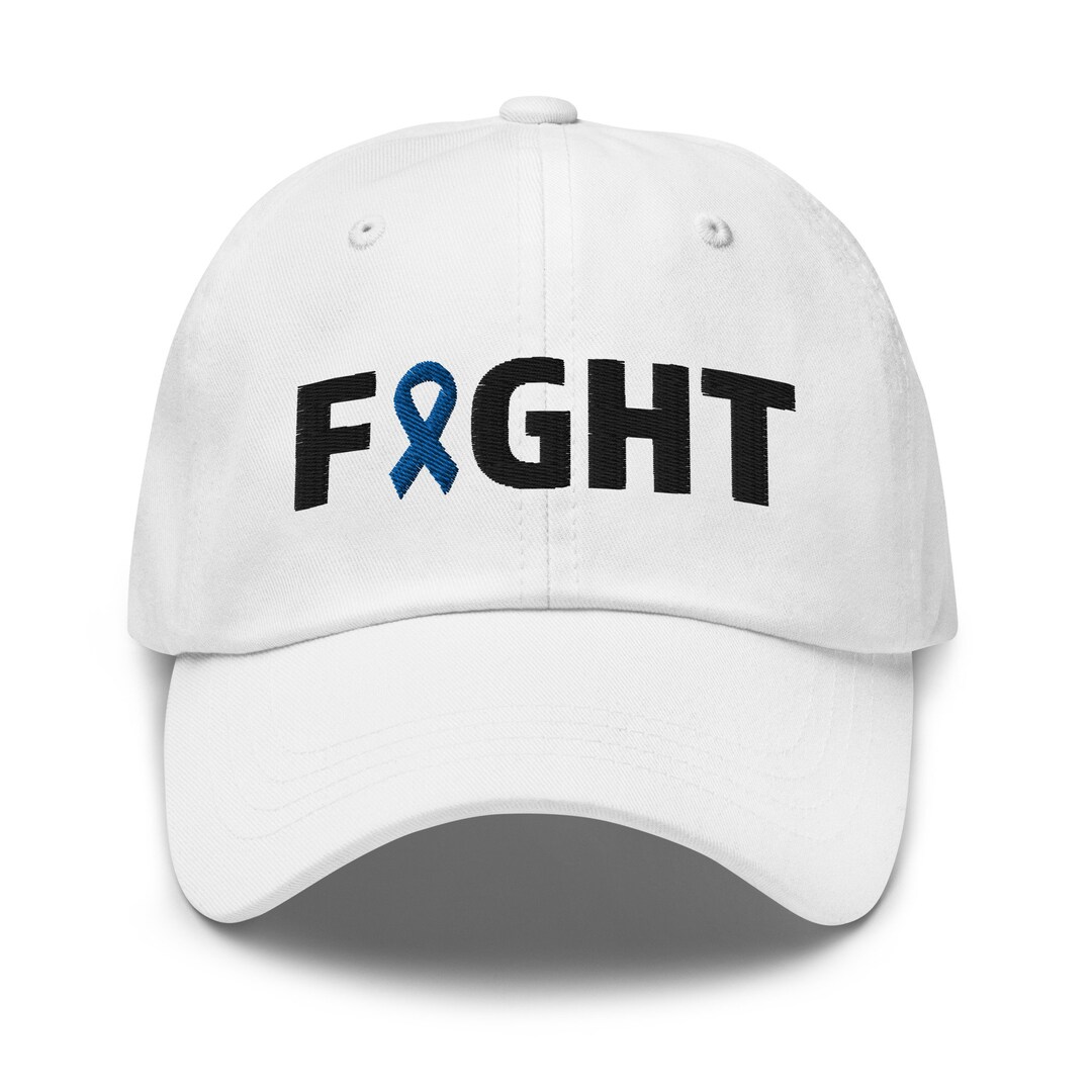 Colon Cancer Hat, Colon Cancer Awareness, Colon Cancer Cap, Support ...
