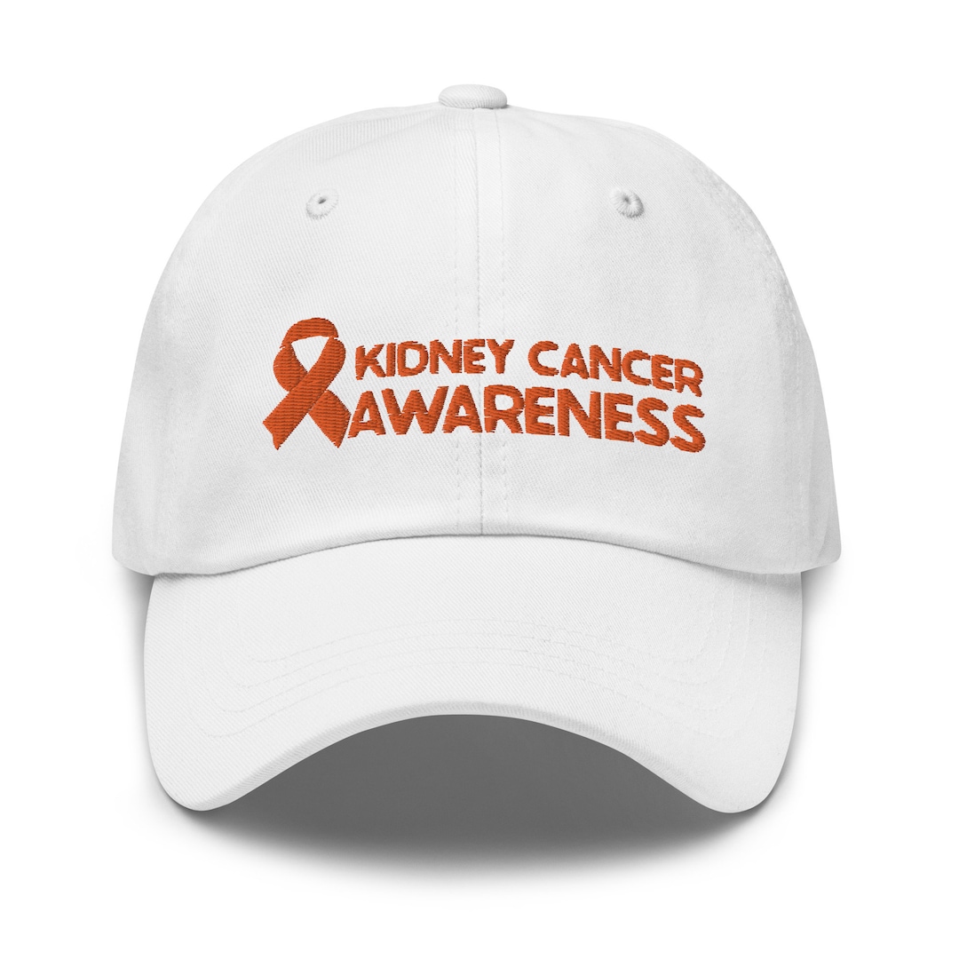 Kidney Cancer Awareness Hat, Kidney Cancer Cap, Support Kidney Cancer ...