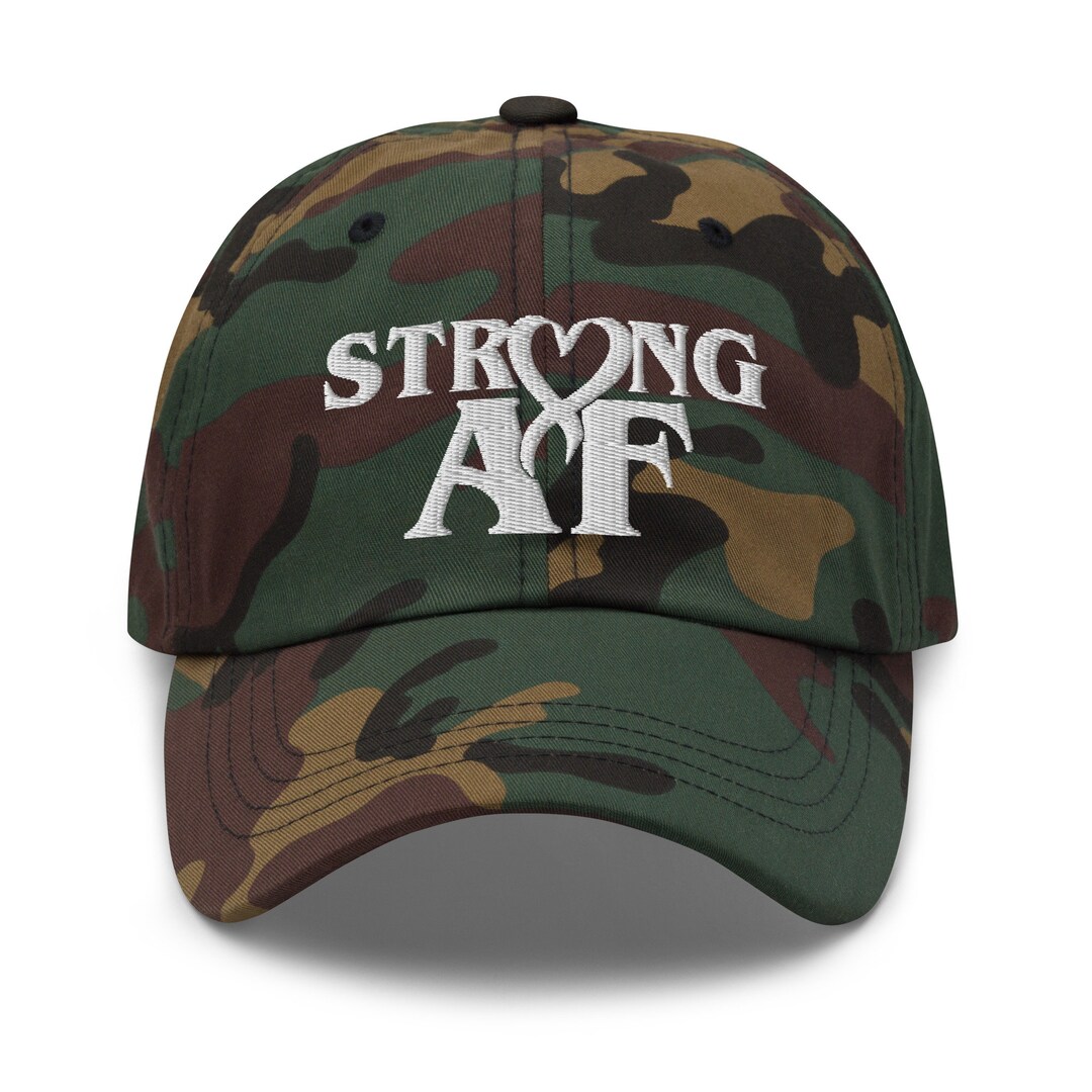 Lung Cancer Awareness Dad Hat: Embroidered Cotton Twill Cap - Etsy