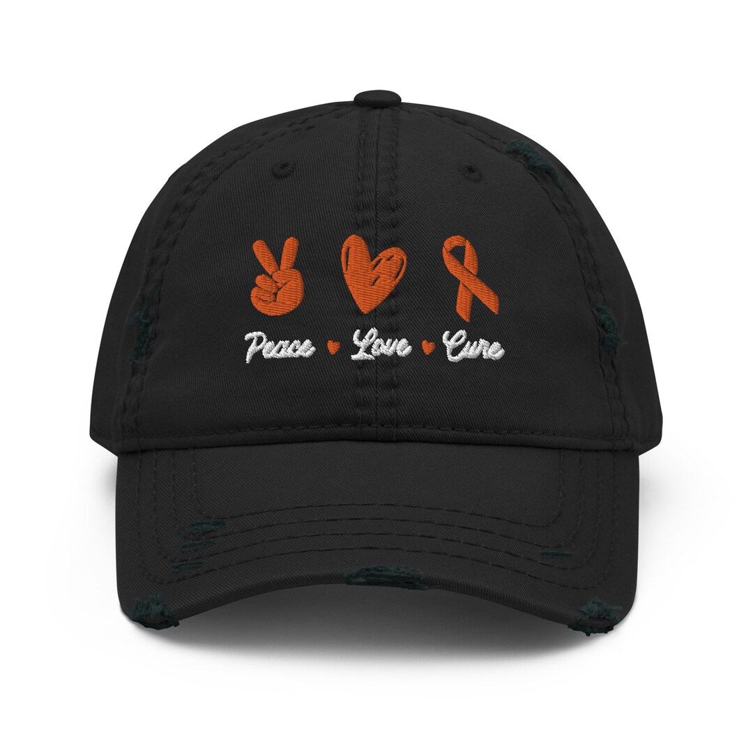 Kidney Cancer Awareness Hat, Kidney Cancer Cap, Support Kidney Cancer ...