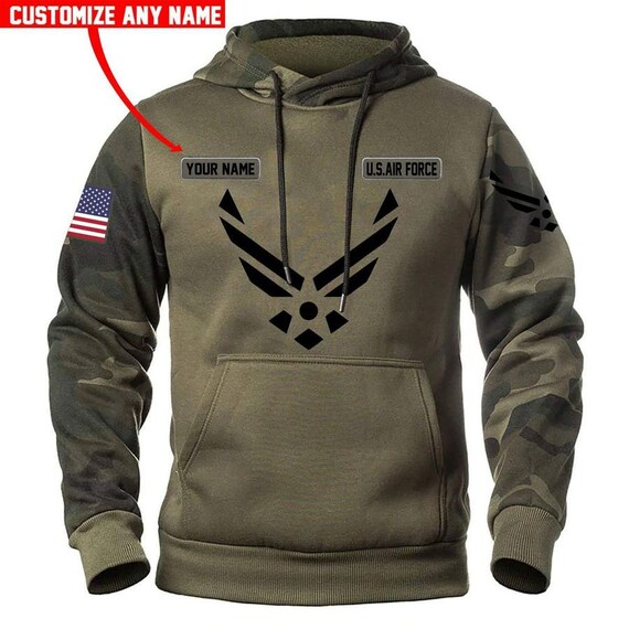 United States Air Force Custom Name Hoodie Sweatshirt in | Etsy