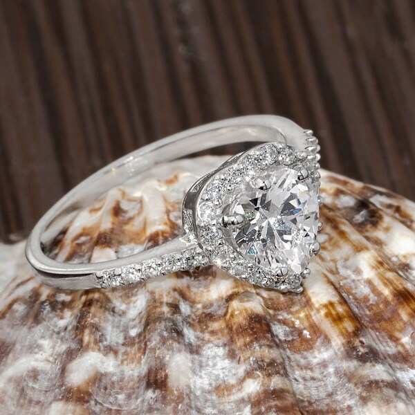 Heart Shaped Ring - Etsy