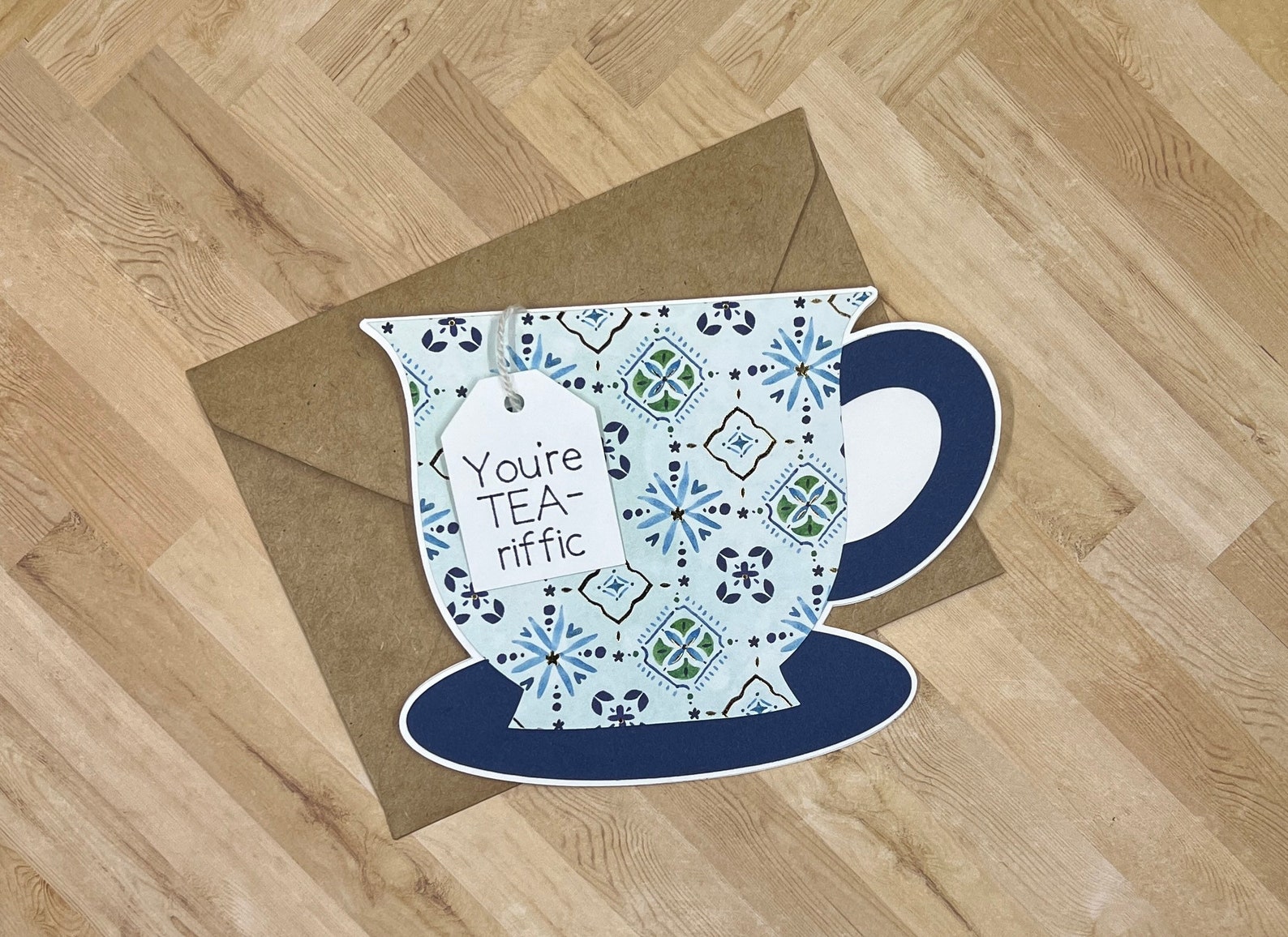 You're Tea-riffic Card Tea Birthday Card Tea Card - Etsy