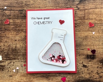Chemistry Valentine Card - Etsy
