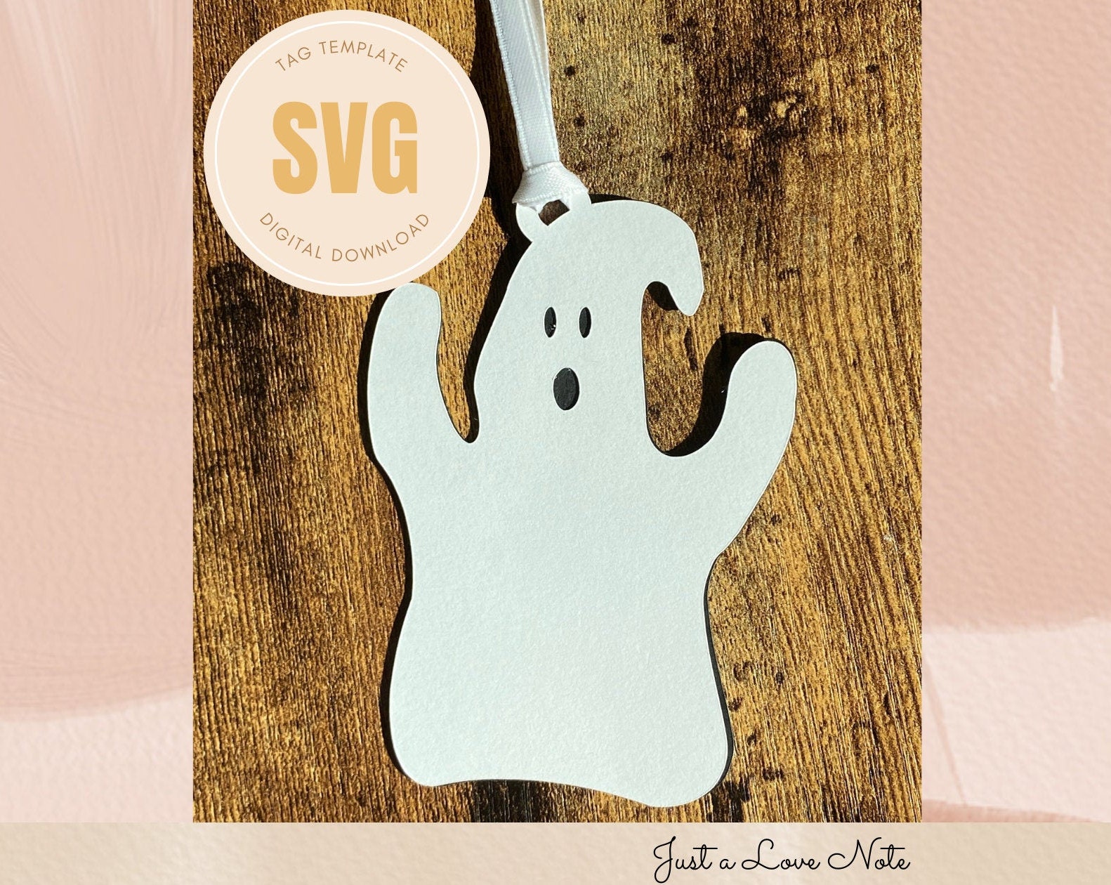 Ghost Tag SVG, Halloween Tag SVG, Halloween Party Tags, Halloween Party ...