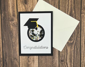 Graduation Shaker Card - Etsy