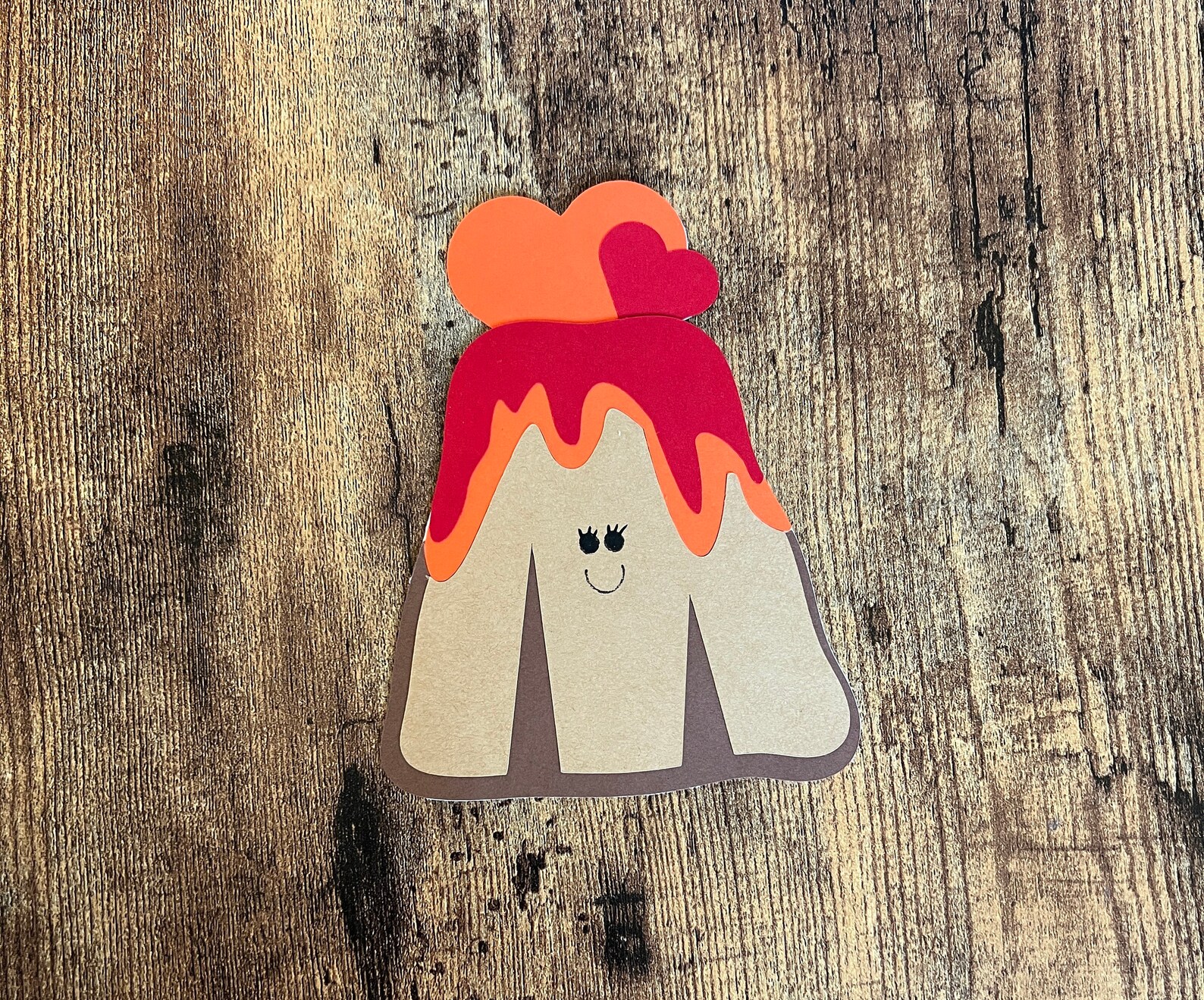 I Lava You Handmade Card: Funny Volcano Anniversary Card - Etsy