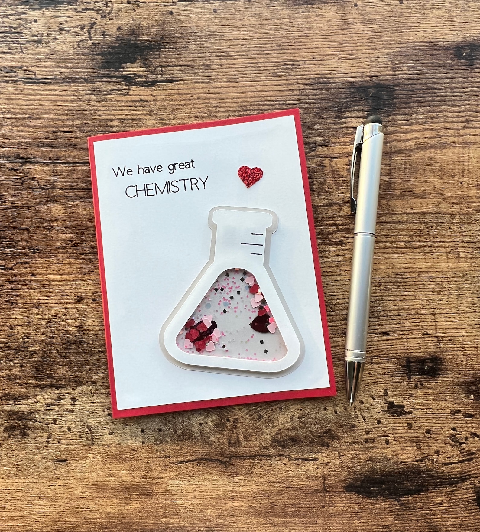 Funny Chemistry Valentine's Day Card, Chemist Anniversary, Handmade - Etsy