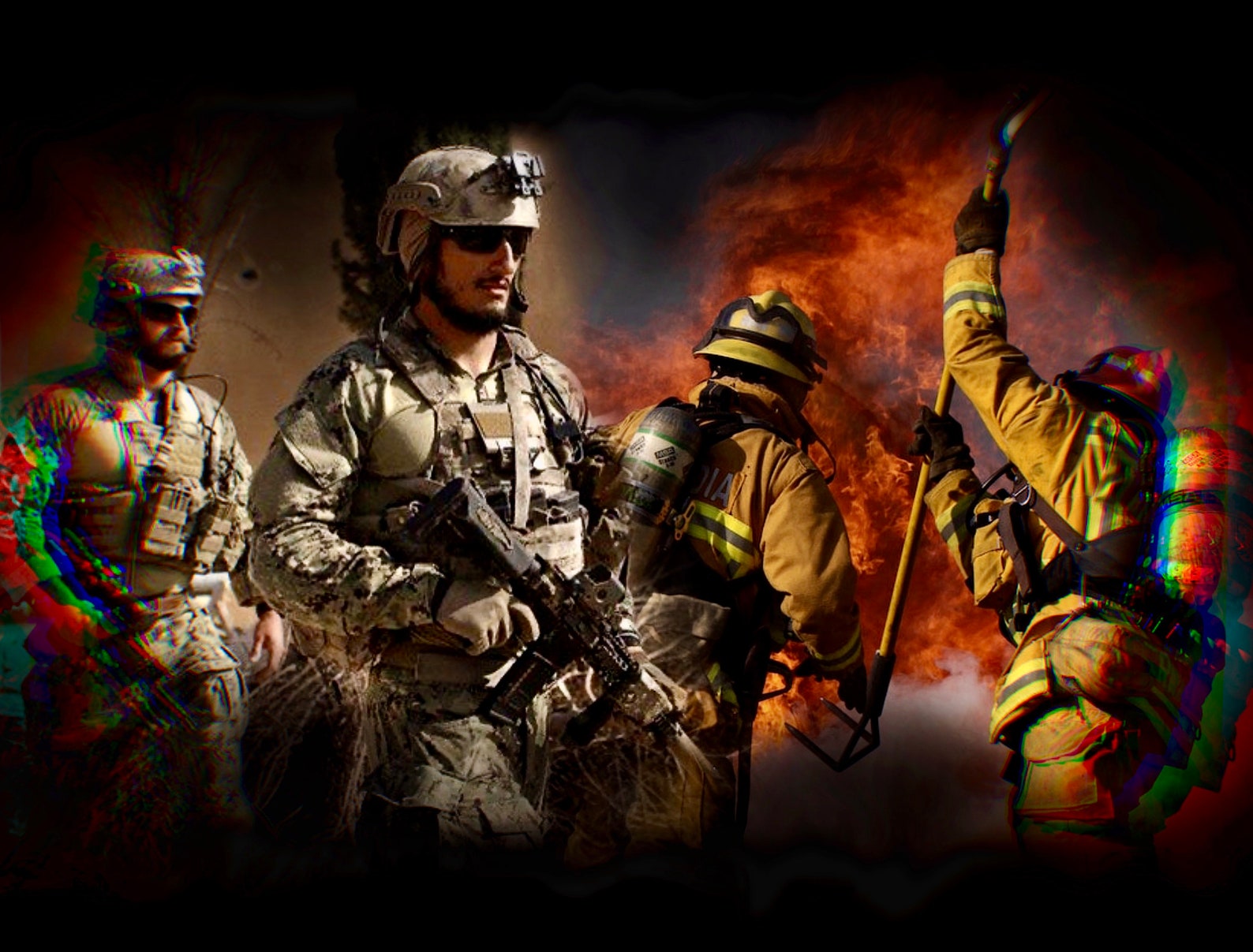 Firefighter Helmet - Picatinny Tactical Rail Mount *NEW FLEX DESIGN* - Etsy