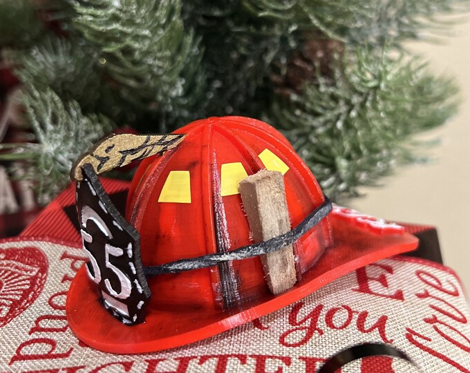 Miniature Fireman Hat, Firefighter Helmet, Tiny, Small, Little, Plastic ...