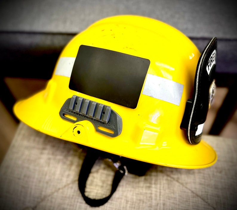 Firefighter Helmet - Picatinny Tactical Rail Mount *NEW FLEX DESIGN* - Etsy