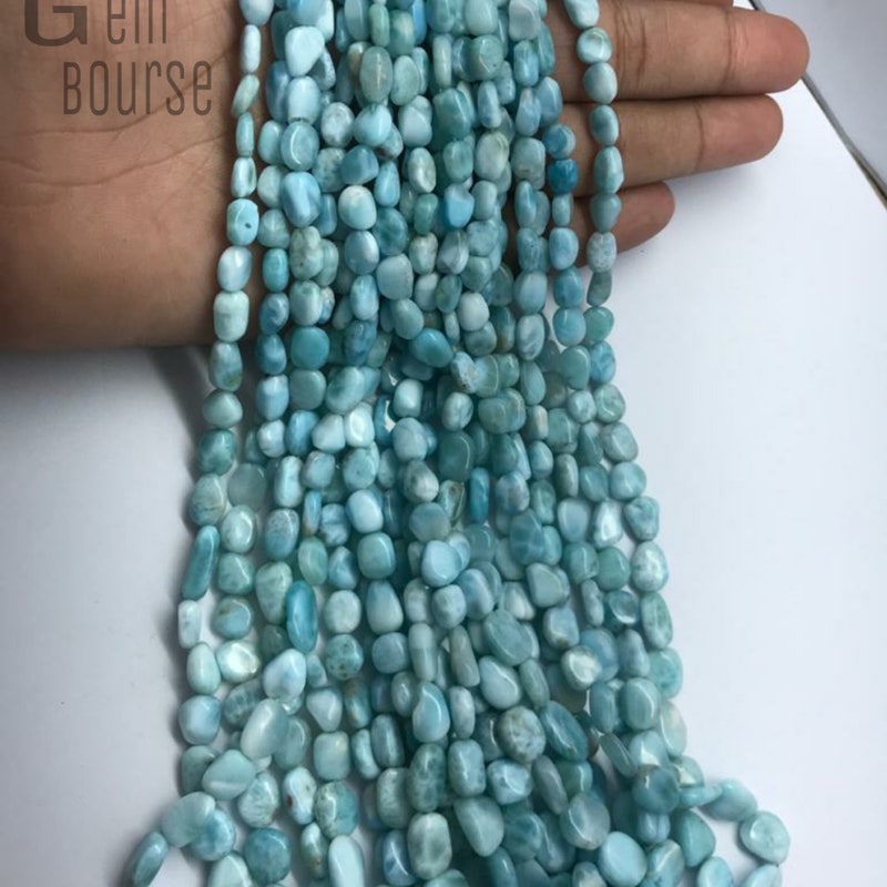 Larimar Beads - Etsy