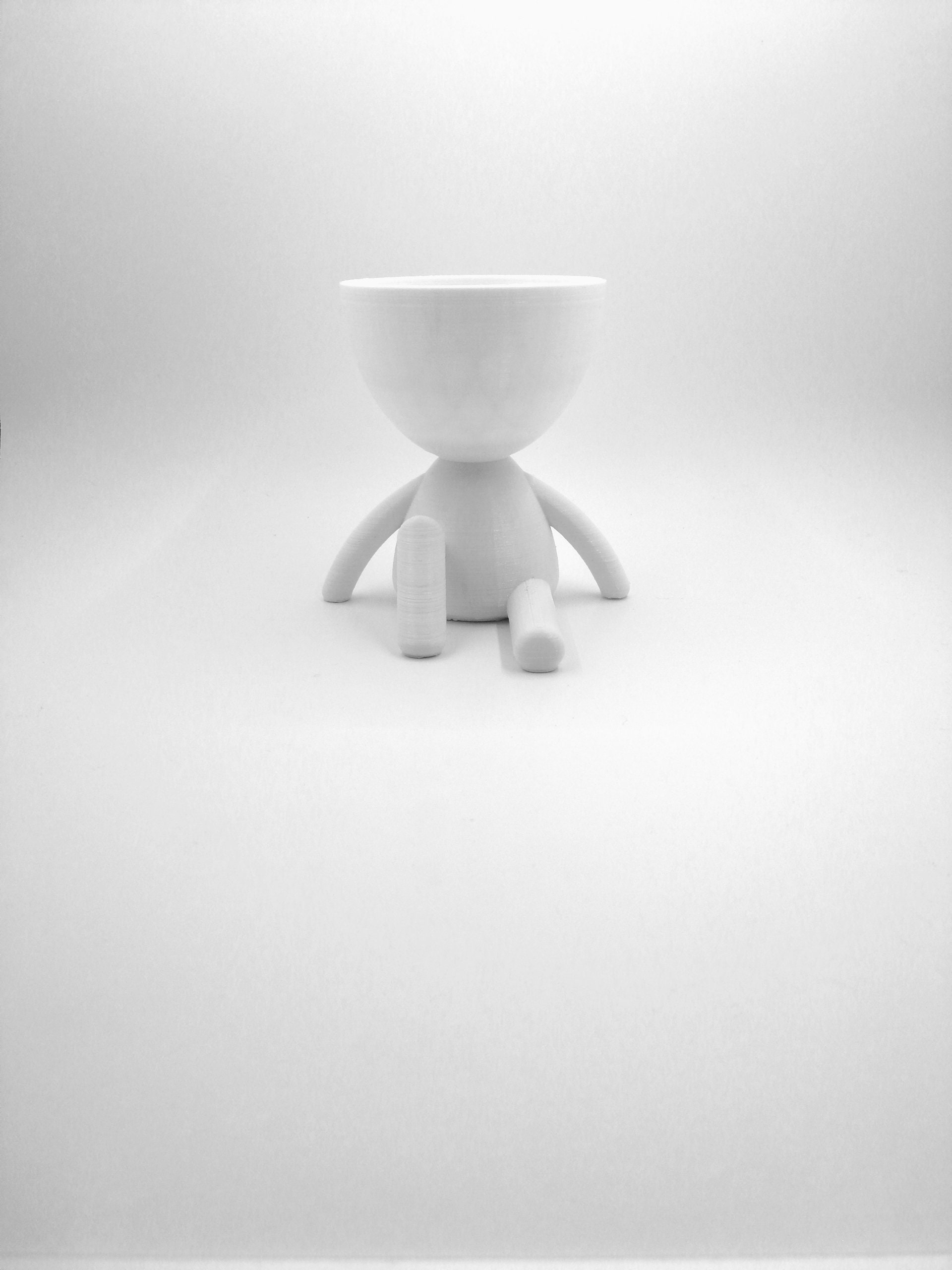 3D Printed People Planter 4 Inches Height Human Shaped Succulent Plant ...