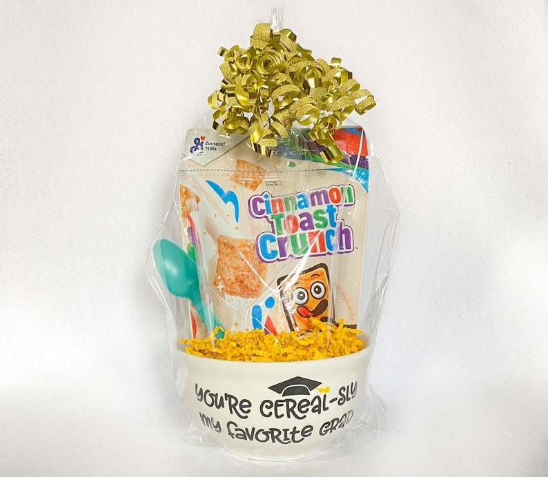 Favorite Graduate Cereal Bowl, Graduation Gift, Cereal Grad, Graduation ...