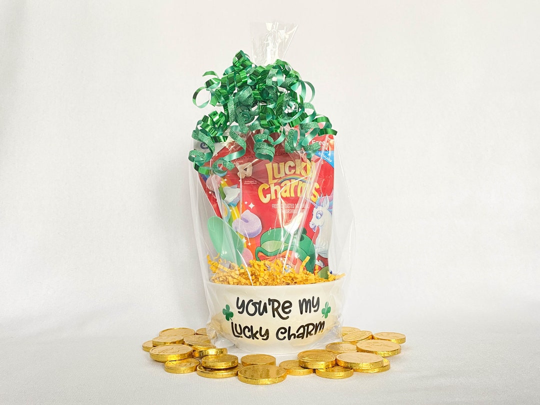Lucky Charm Bowl, St Patricks Day Bowl, Cerealsly Bowl, Personalized ...