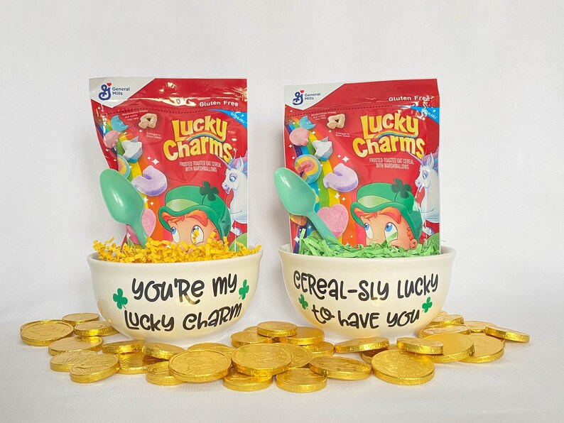 Cerealsly Bowl, Lucky to Have You, Lucky Charm Gift, Cerealsly Lucky ...