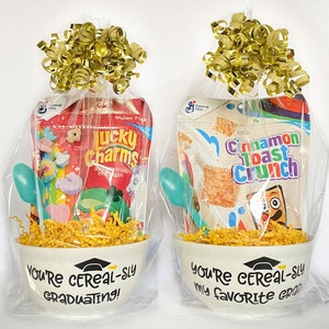 Favorite Graduate Cereal Bowl, Graduation Gift, Cereal Grad, Graduation ...