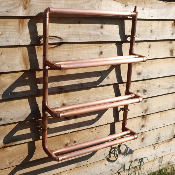 Copper Towel Rack - Etsy