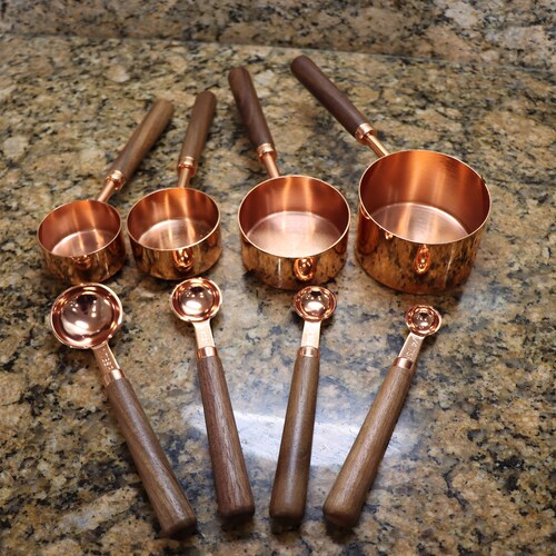 Steelware Central Copper Measuring Cups and Spoons Stainless - Etsy