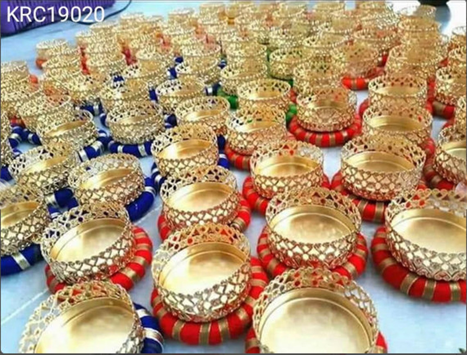 Set of 10 Diyas Diwali Gift Colorful Tealight Holders - Etsy