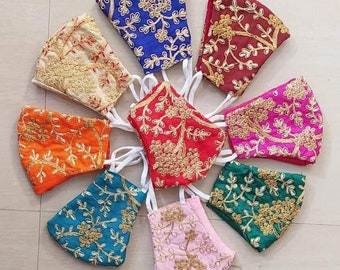 Indian Face Mask Wedding - Etsy