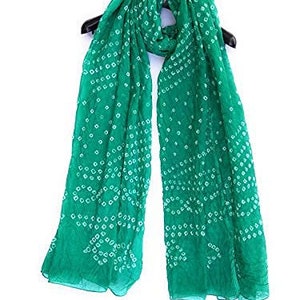 Indian Wholesale Lot of Solid Color Bandhani Bhandej Silk Dupatta ...