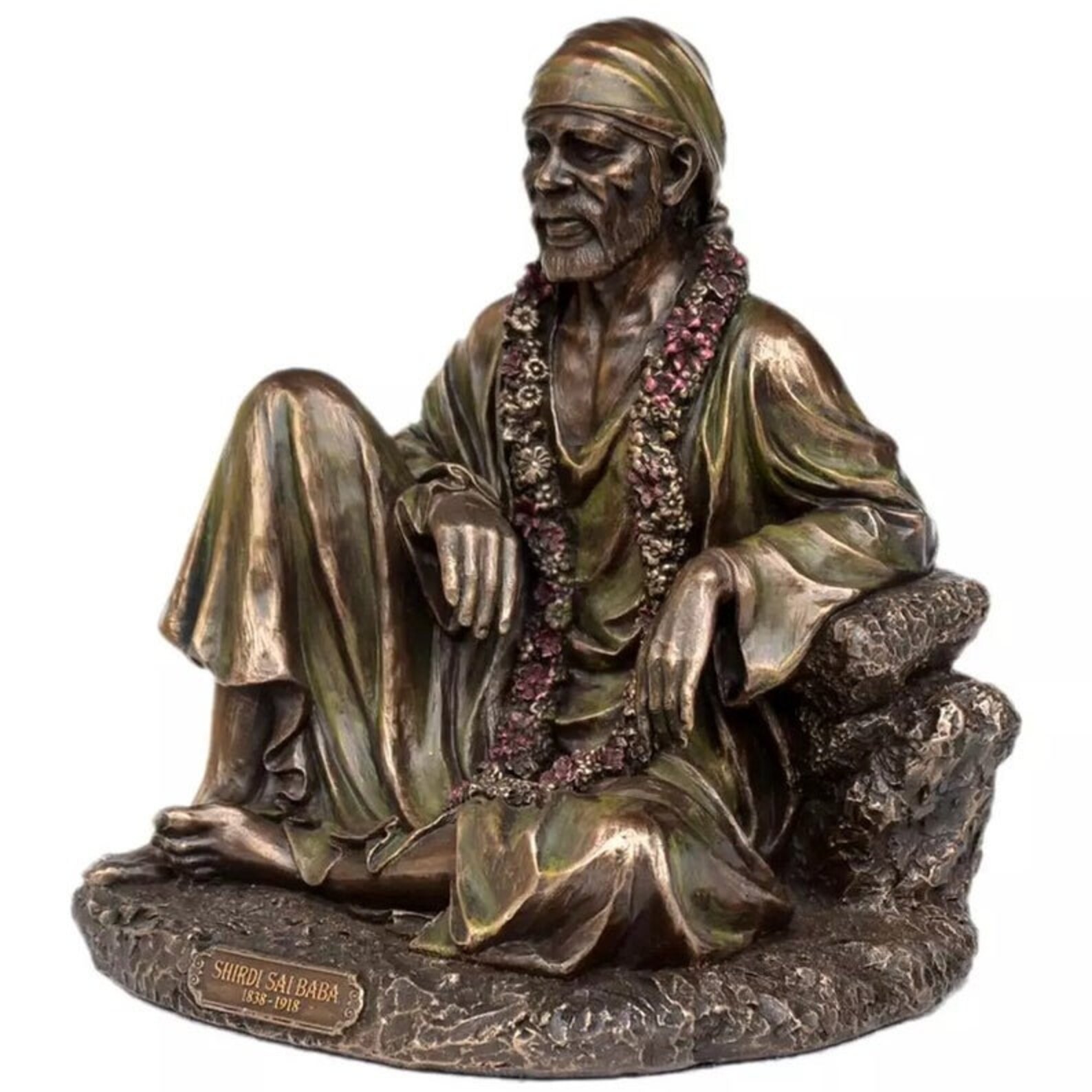 6.5 Sai Baba Statue bronze Shirdi Sai Baba God | Etsy