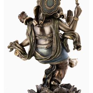 18 Dancing Ganesha Statue, Bronze Large Ganesha for Altar, Outdoor ...