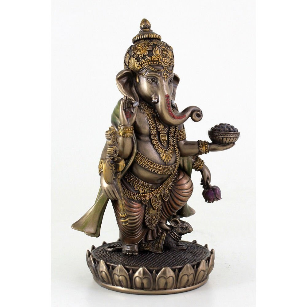 8 Ganesha Statue Bronze Finish Ganesha for Altar Lord - Etsy
