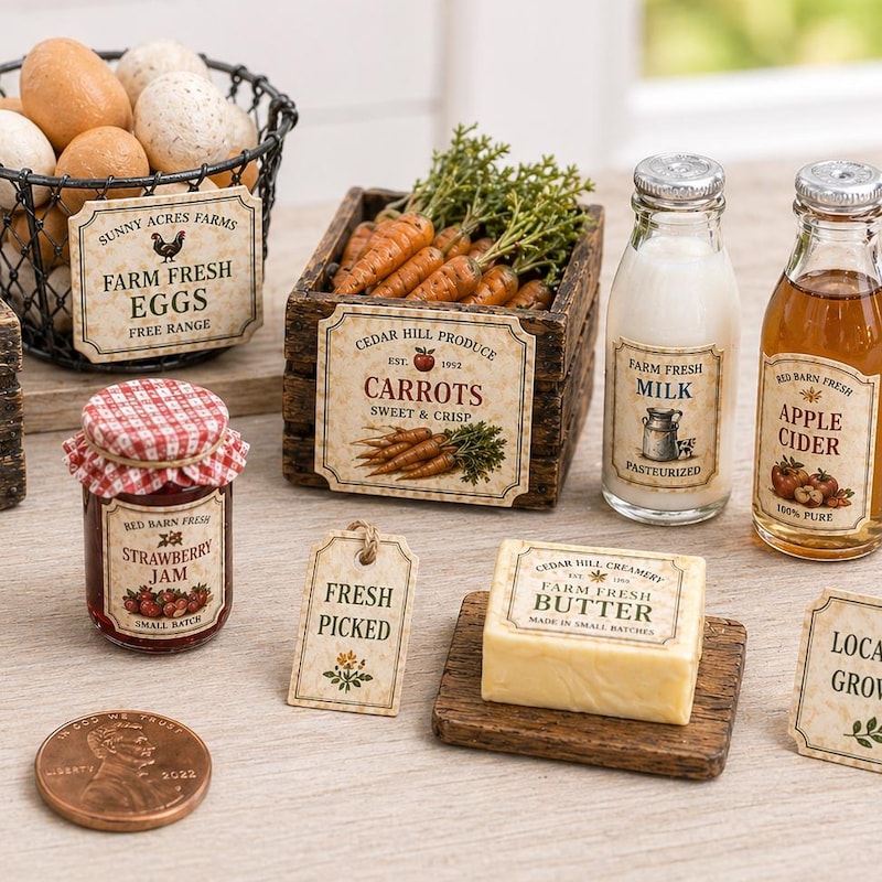 Miniature Printable A - Etsy UK