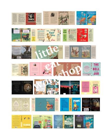 134 Printable Miniature Book Covers | 1:12 Scale Dollhouse Books ...