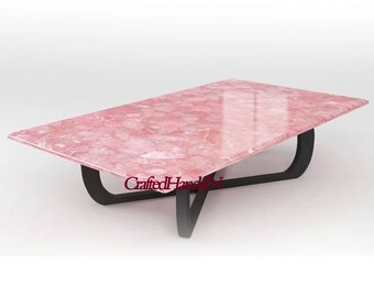 Rectangular Dining Quartz Top Table - Etsy