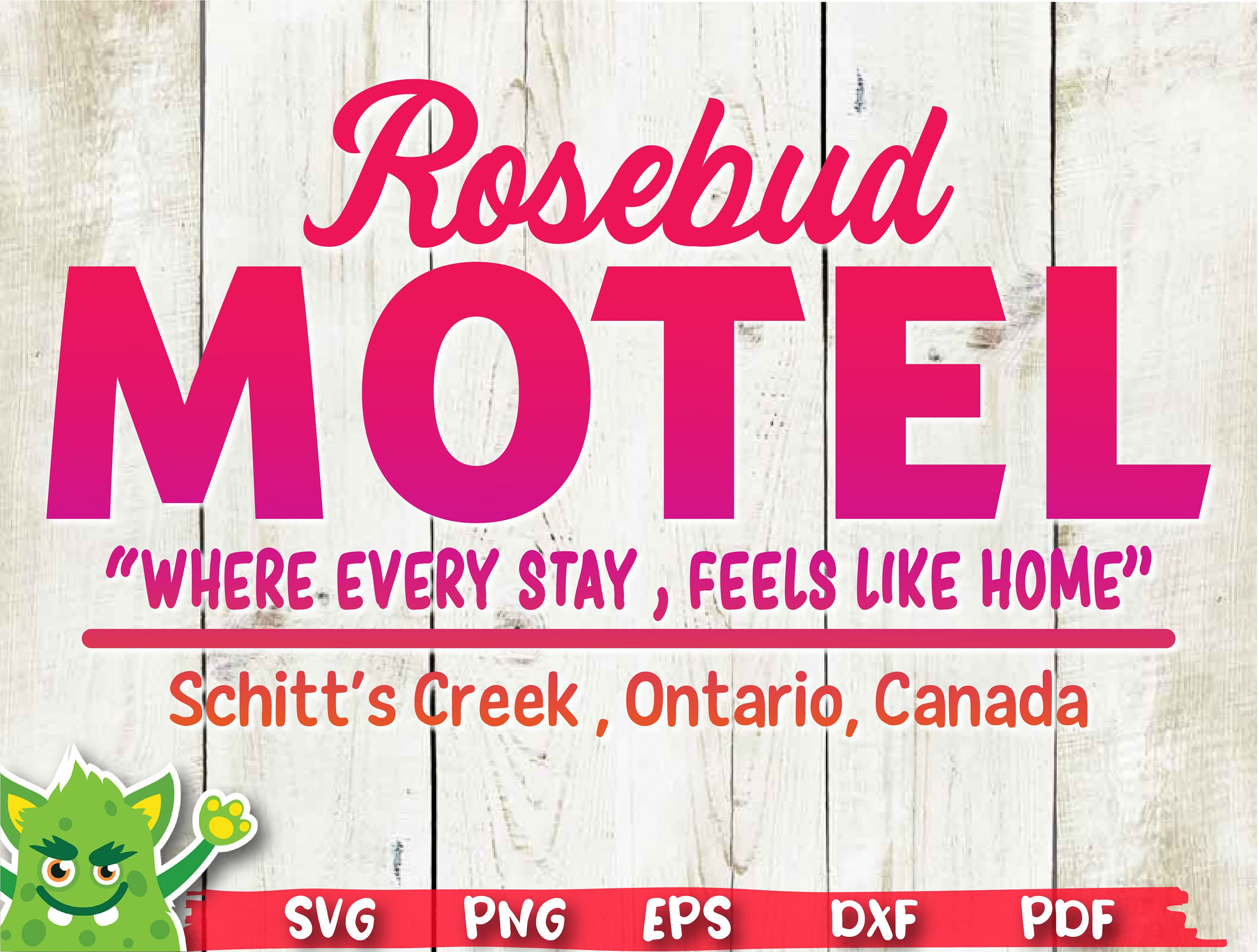 Rosebud Motel Shirt Svg Schitts Creek Motel Rose Apothecary | Etsy