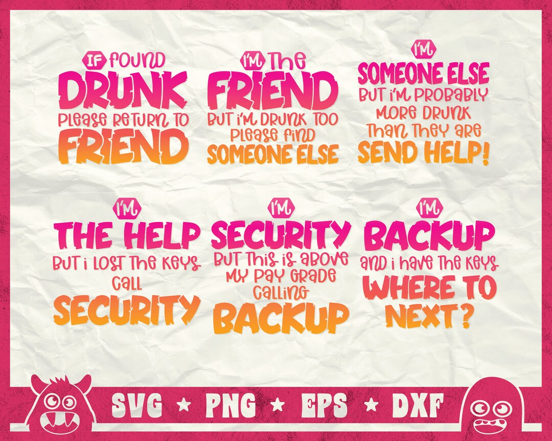 If Found Drunk Please Return to Friend Svg, If Found Drunk Svg, Where ...