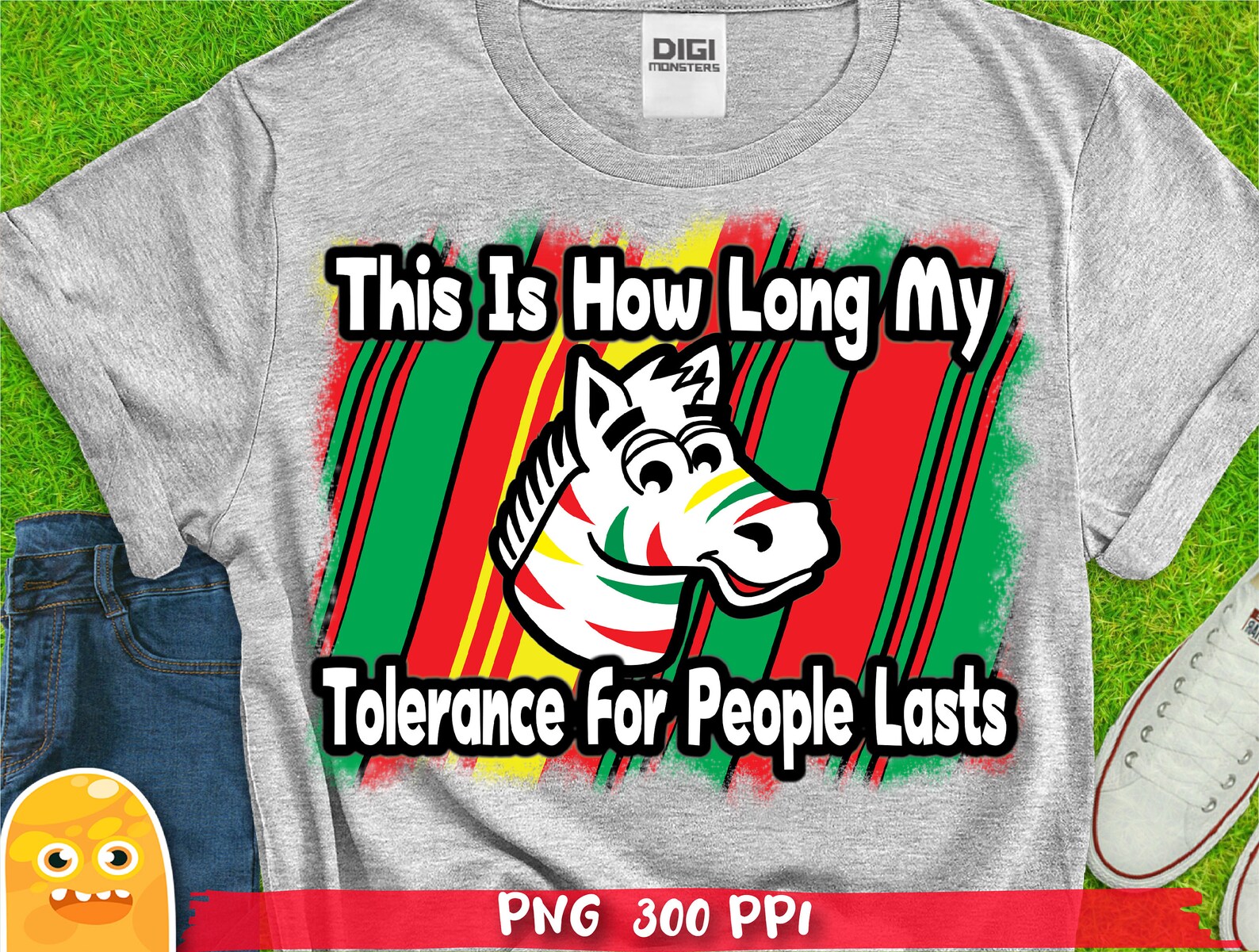 This Is How Long My Tolerance For People Lasts Png Funny | Etsy