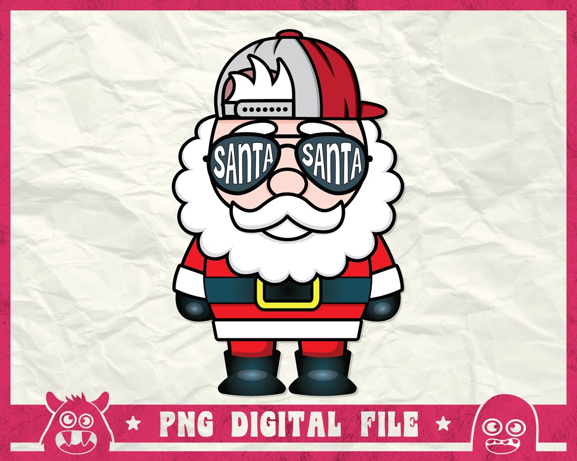 Santa Claus Svg Baby Santa Svg Kids Christmas Santa Svg - Etsy