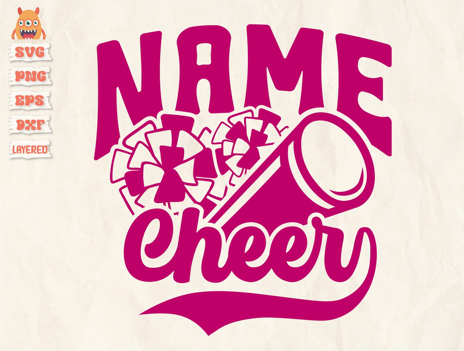 Cheer Svg Custom Cheerleader Svg Cheer Mom Svg Cheer Coach - Etsy
