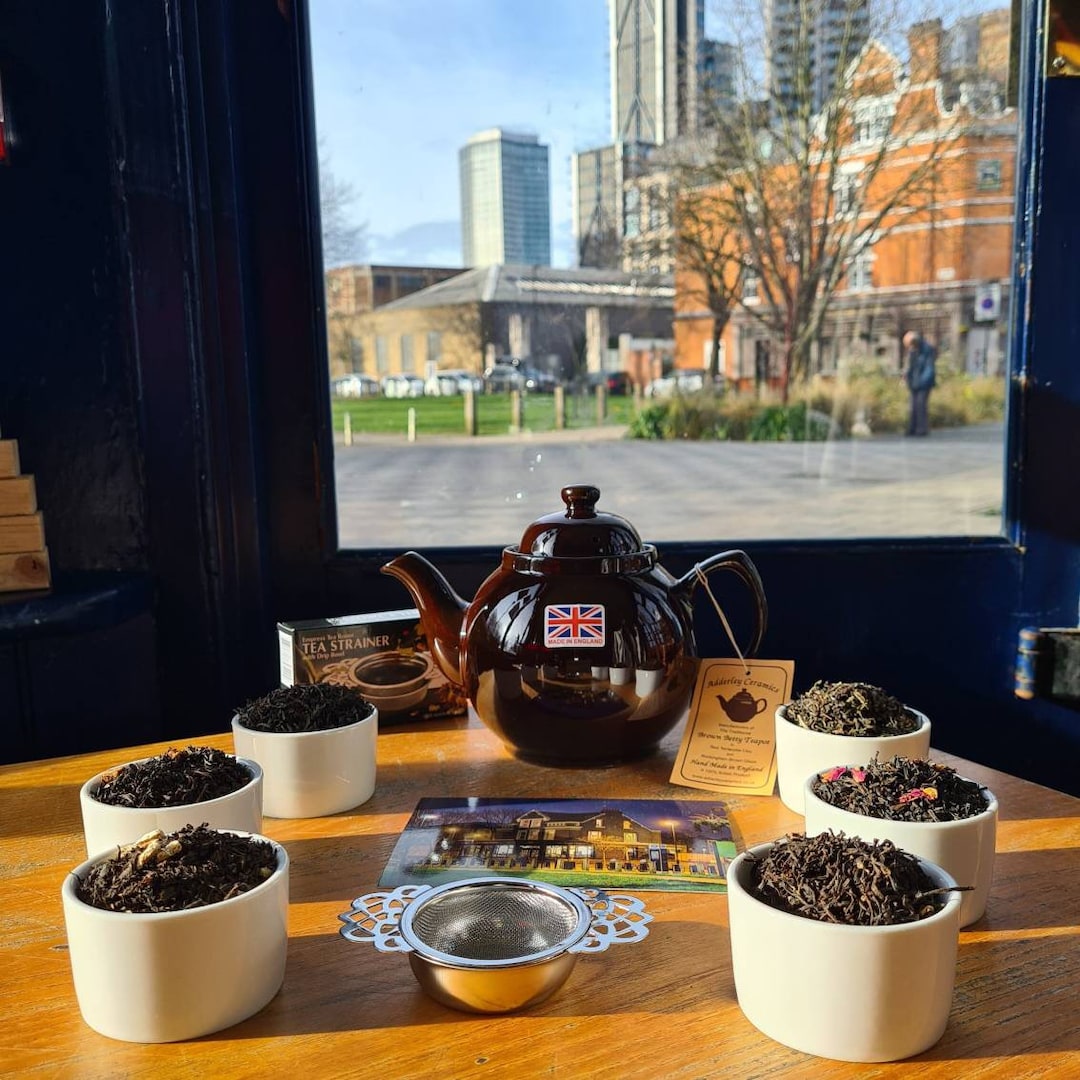 English Garden Tea Set Tea Taster Tea Pot Tea Strainer Organic Loose ...