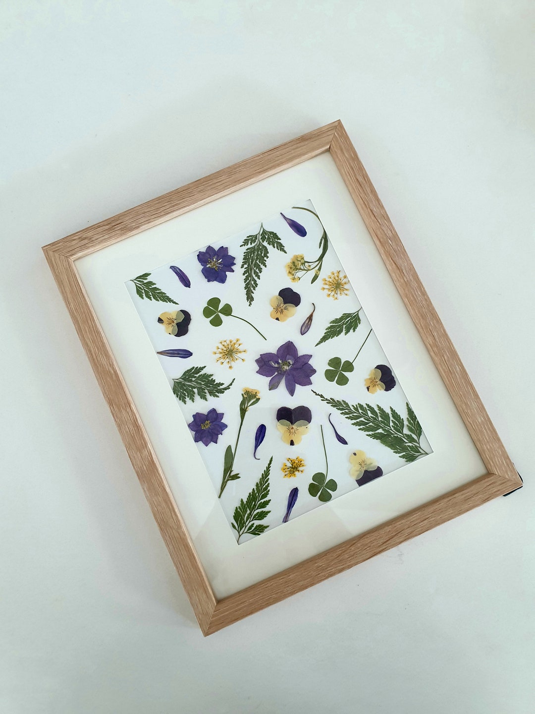 Purple Flower Frame - Etsy