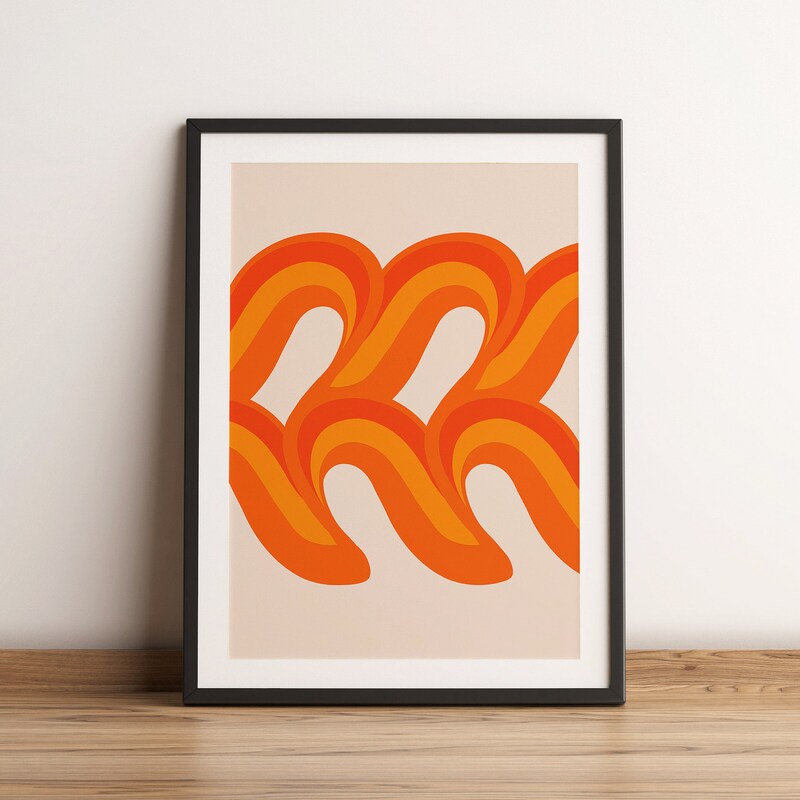 Retro Print - Etsy