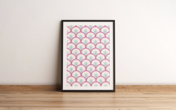 Art Deco Printable Instant Download Retro Print Home | Etsy