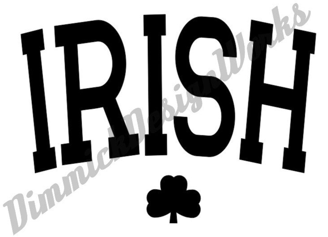 IRISH SVG File - Etsy