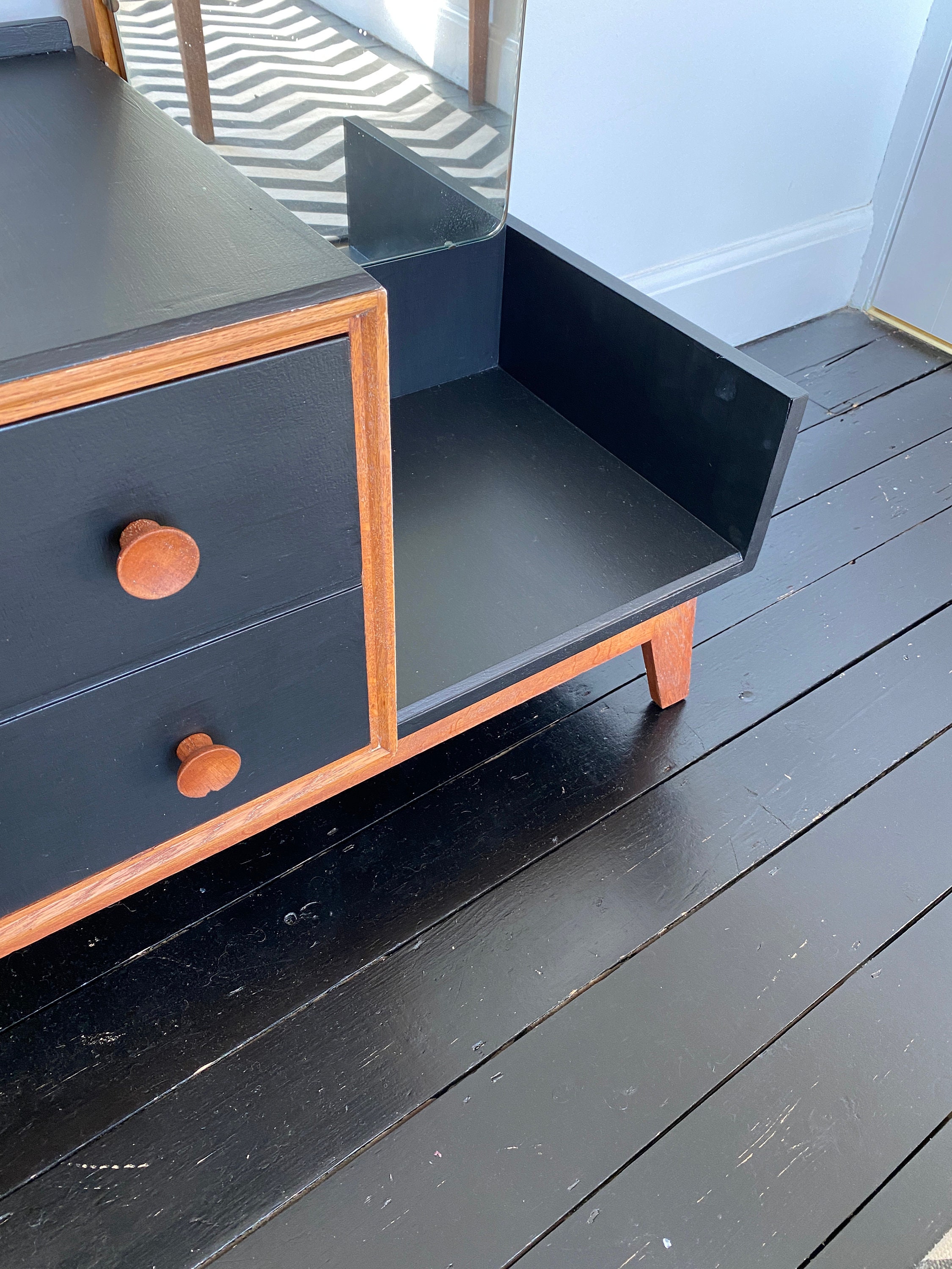 SOLD Meredew Mid-century Mirror Console - Etsy