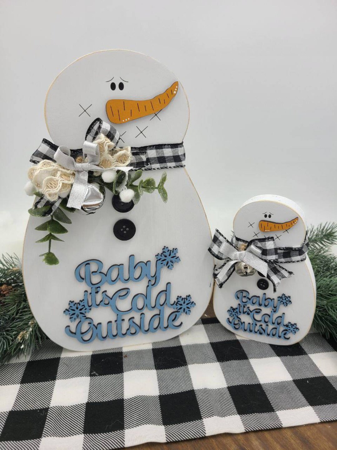 Baby It's Cold Outside Snowman Decoration - Etsy