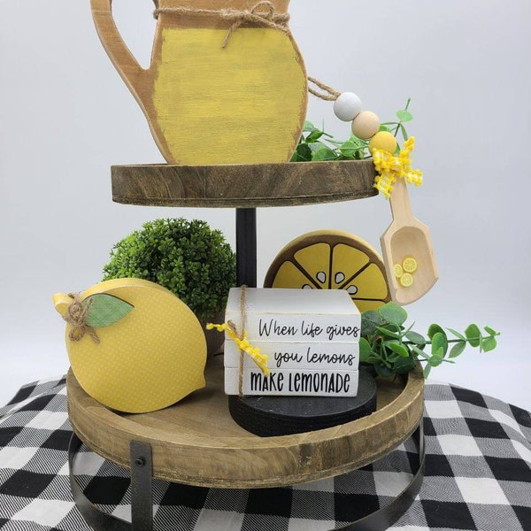Lemonade Tier Tray - Etsy