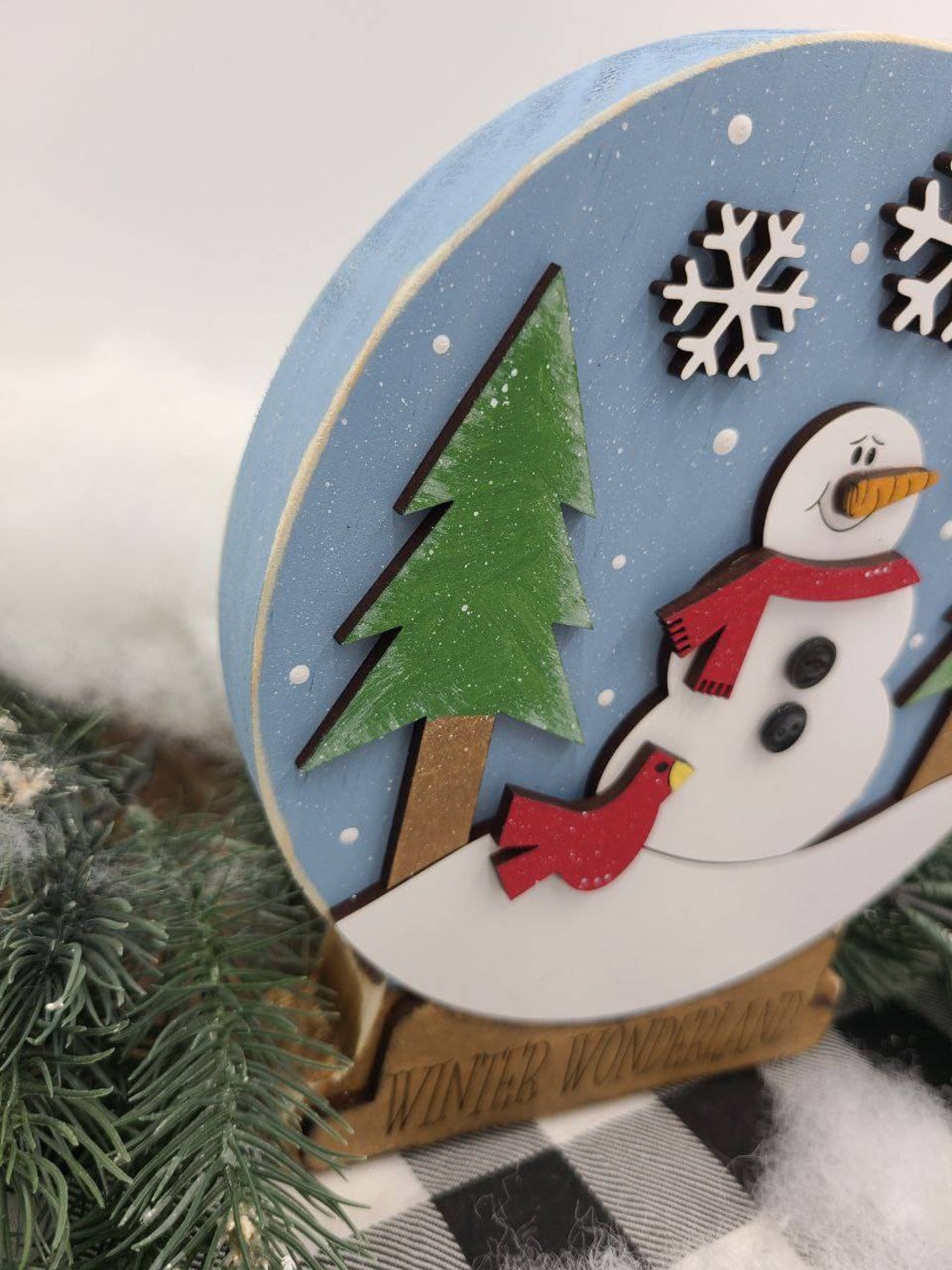 Christmas Snow Globe Decoration - Etsy