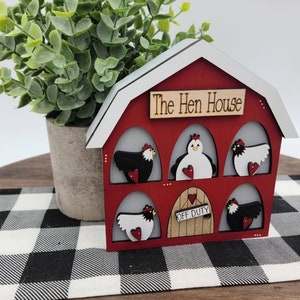 Farm / Chicken Tiered Tray Set tray NOT Included - Etsy