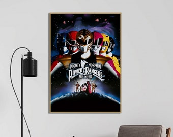 Power Rangers Wall Art - Etsy UK