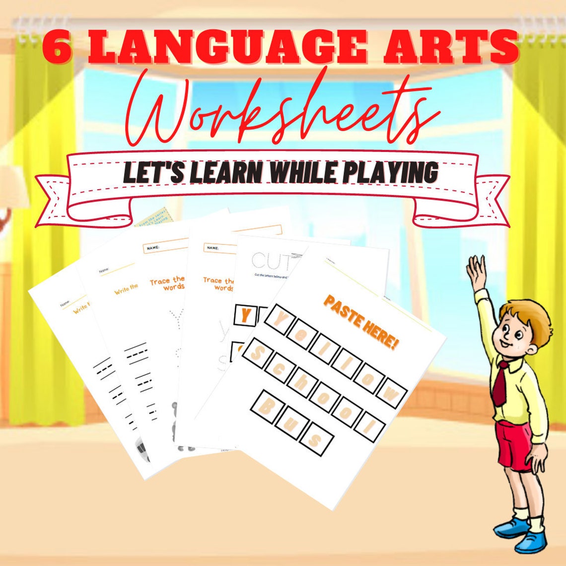 Language Arts Preschool Printables Pre-K Curriculum | Etsy